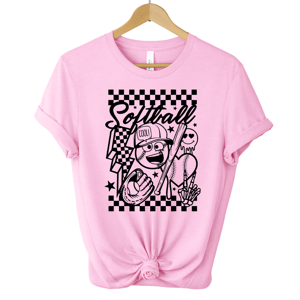 Checkered Softball DTF Sheet – The Creative Bar